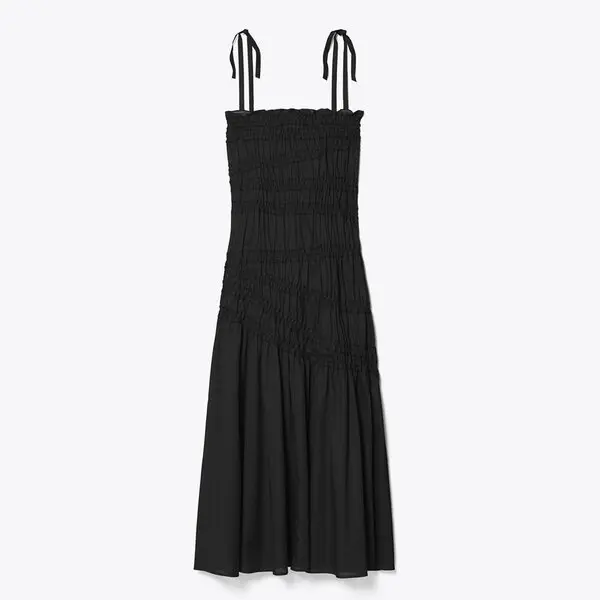 Tory Burch Smocked Cotton Dress