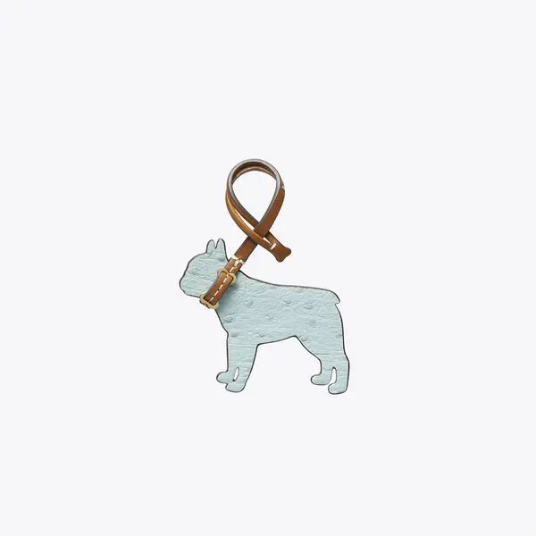 Tory Burch Frenchie Key Ring - Sky