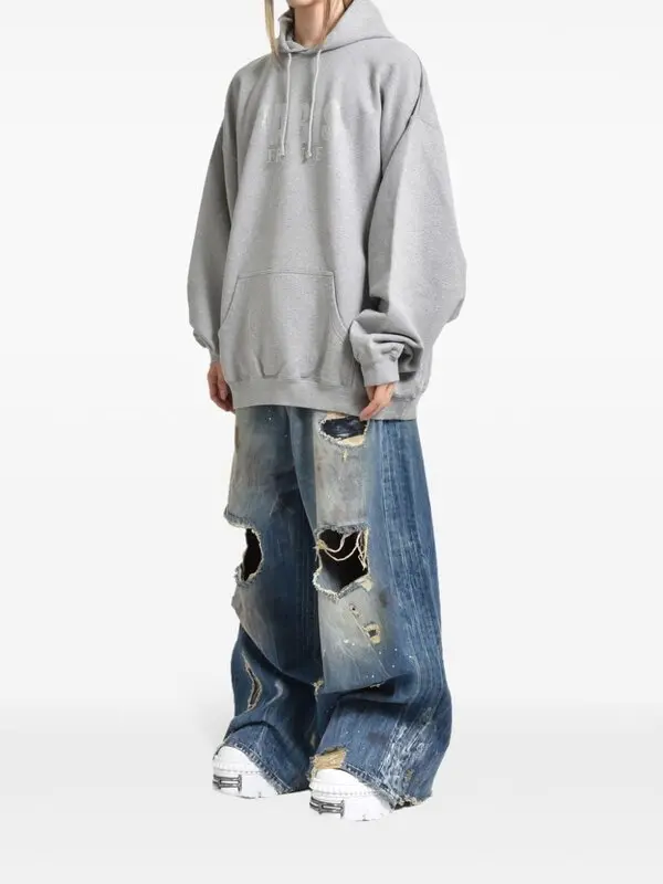 Vetements Stud-embellished Hoodie