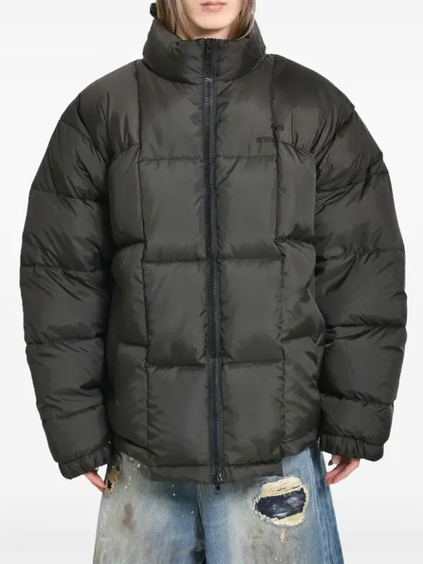 Vetements Logo-embroidered Padded Jacket
