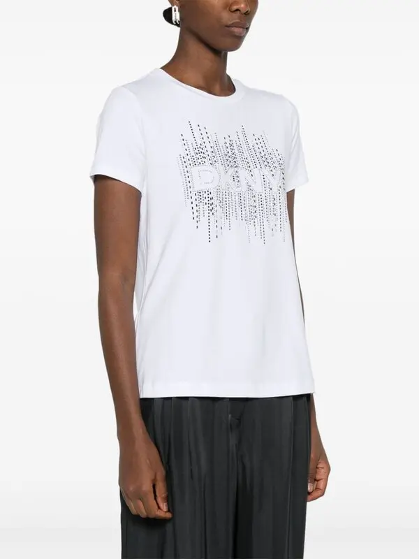Dkny Logo-embellished T-shirt - White