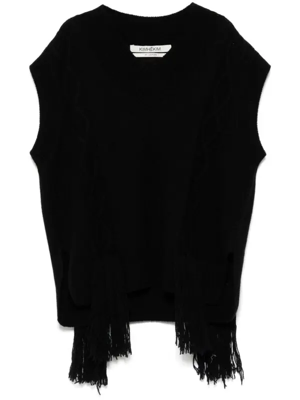 KIMHEKIM Fringe Detailing Vest