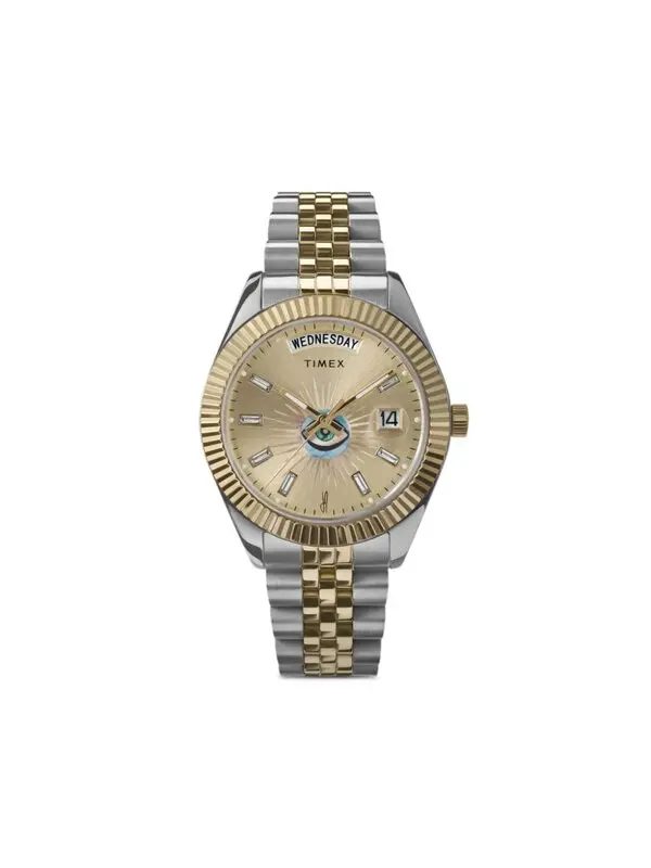 ExcelHuman TAICHOJU 36α Timex® X Jacquie Aiche Golden Eye 36mm - Gold | Editorialist