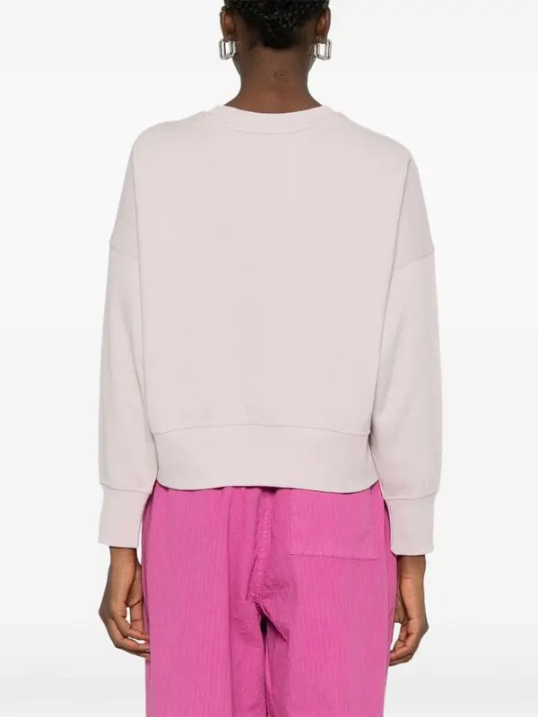 Dkny Logo-embellished Sweatshirt - Pink