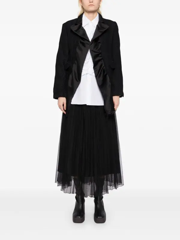 Comme Des Garçons Fringed-edge Blazer
