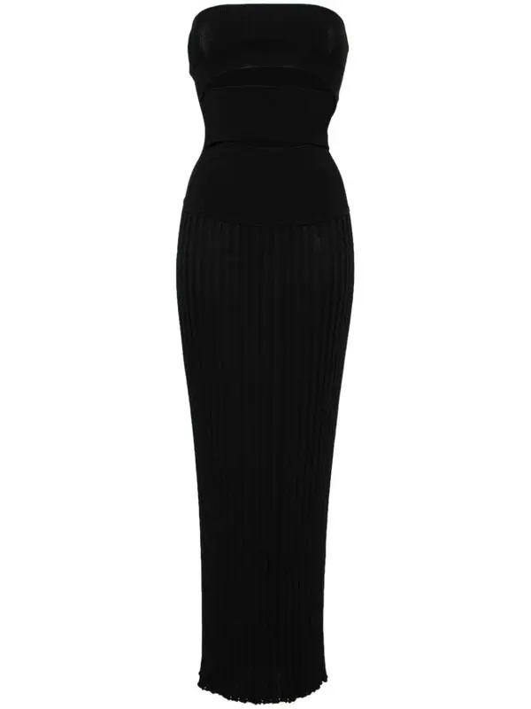 Christopher Esber Asymmetric Tank Dress - Black