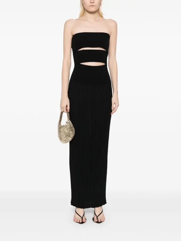 Christopher Esber Asymmetric Tank Dress - Black