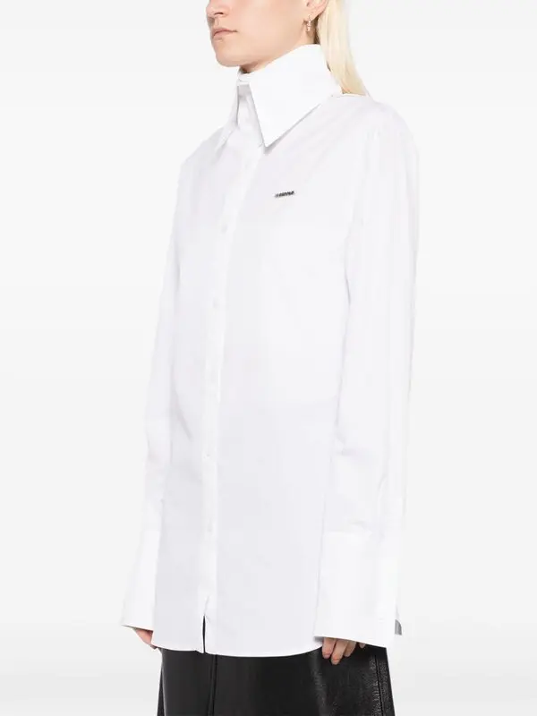 We11Done High-neck Collar Shirt