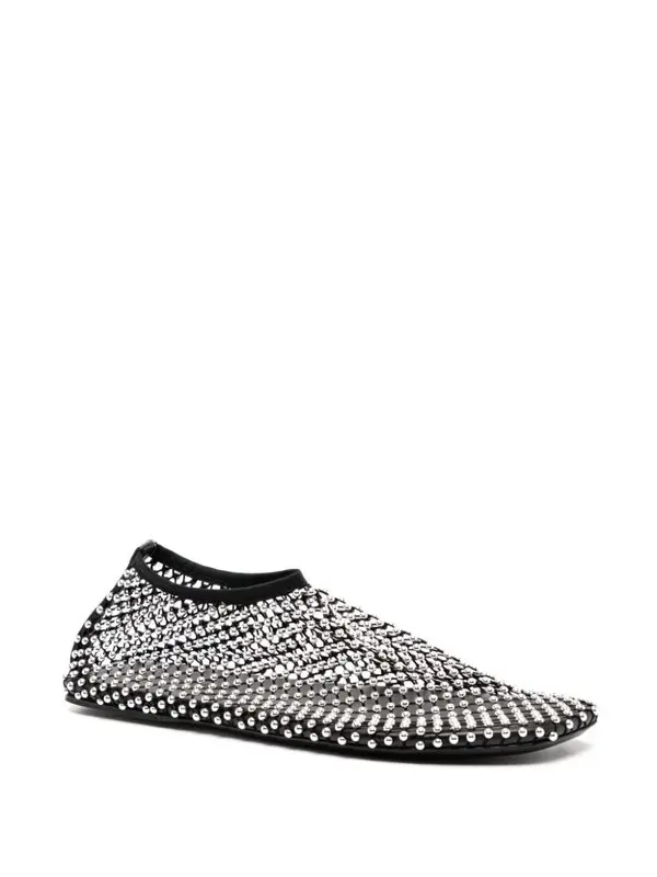 Christopher Esber Minette Stud Ballerina Shoes - Black