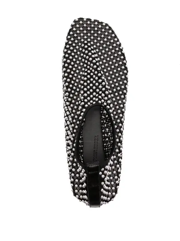 Christopher Esber Minette Stud Ballerina Shoes - Black