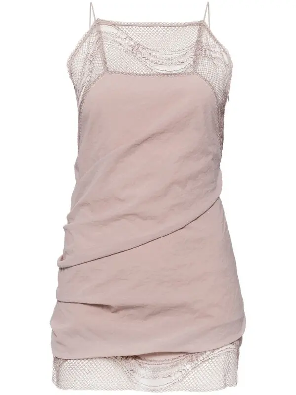 Christopher Esber Lace Mini Dress In Pink - 10% Off | Editorialist