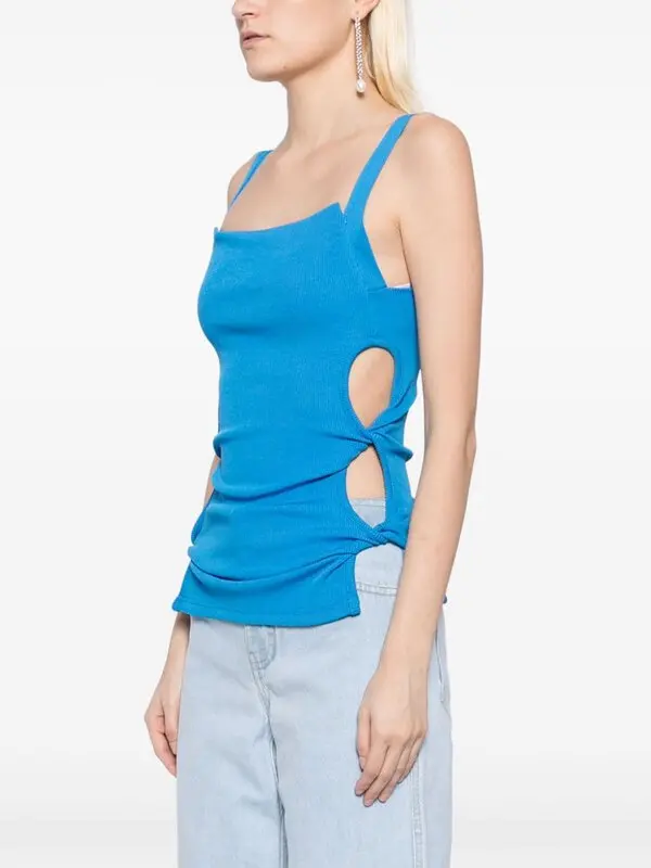 Christopher Esber Open Twist Apron Tank Top