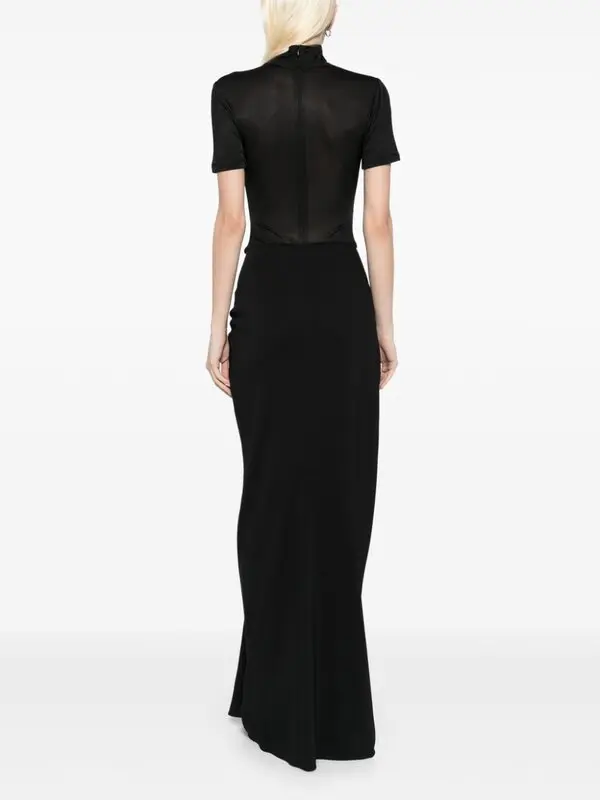Christopher Esber Ruched Gown - Black