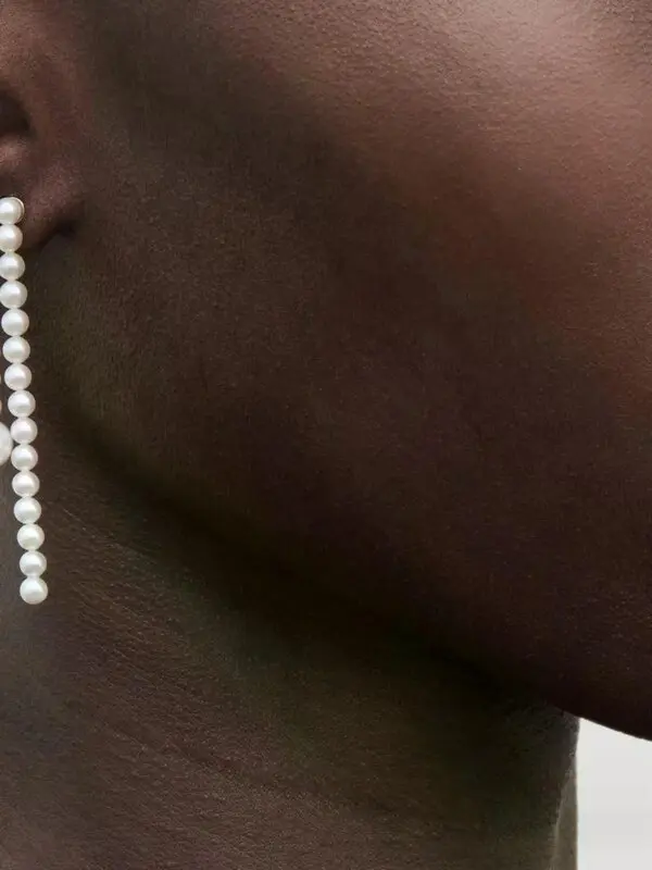 Sophie Bille Brahe La Valse Freshwater Pearl Earrings - Gold