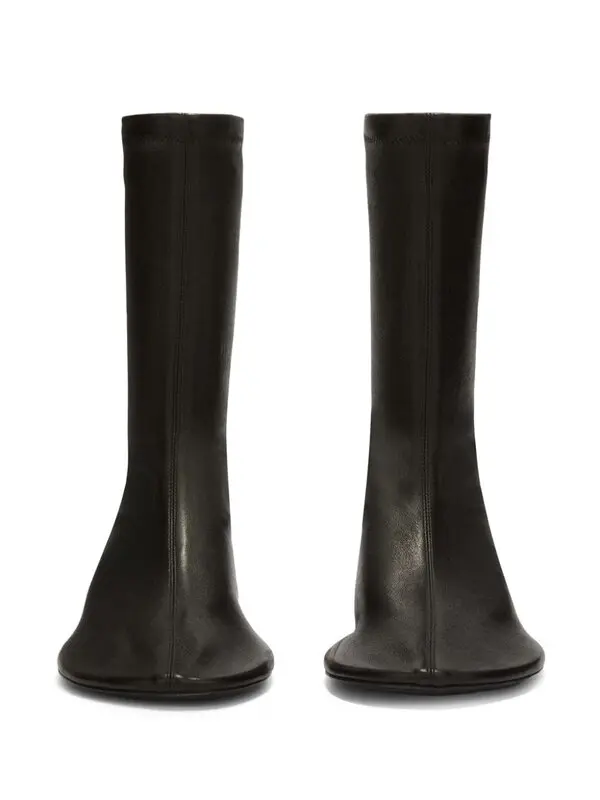JIL SANDER 60mm Leather Ankle Boots