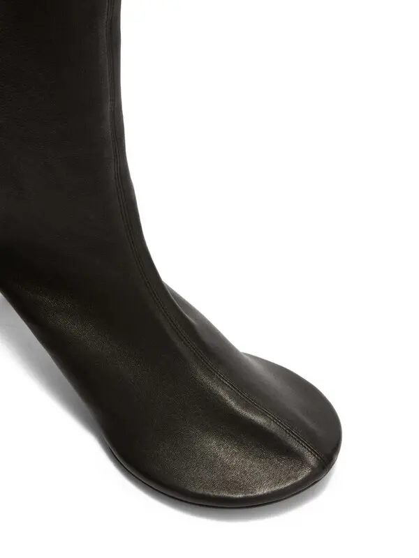 JIL SANDER 60mm Leather Ankle Boots