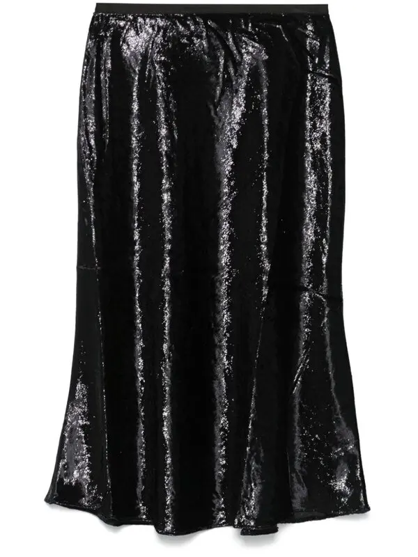 Polo Ralph Lauren Lamé Midi Skirt