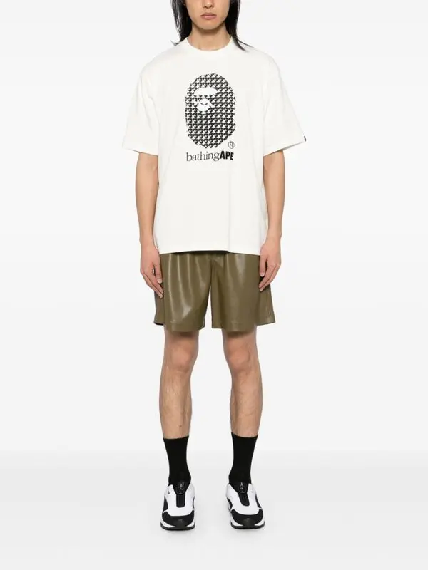 A BATHING APE Sta Houndstooth Tee