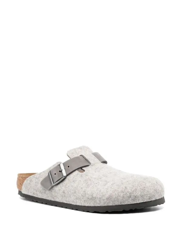 BIRKENSTOCK Boston Suede Slippers
