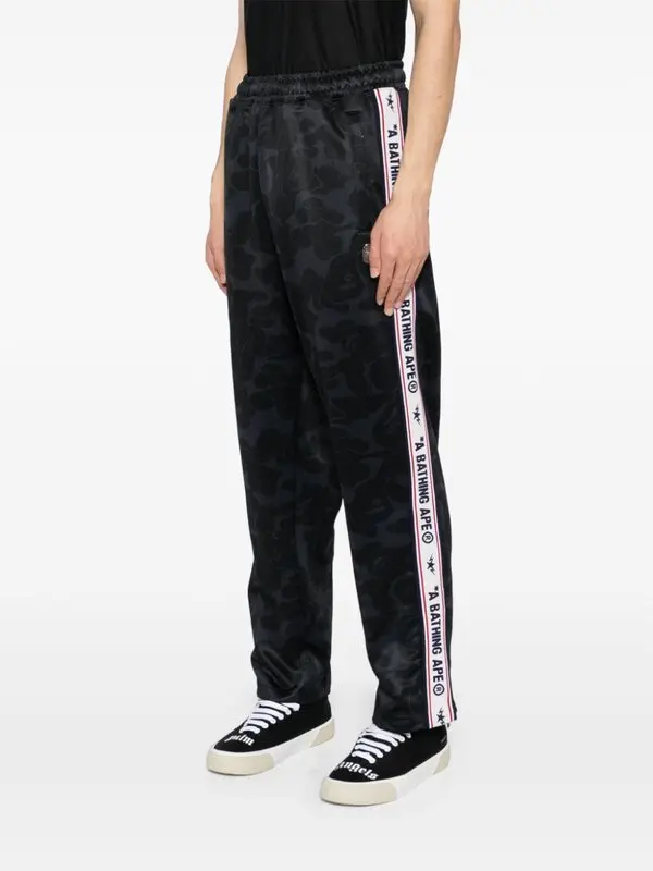 A BATHING APE Solid Camo One-point Track Pants