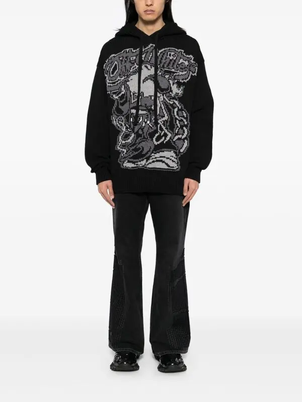 Off-White Pattern Jacquard Jumper