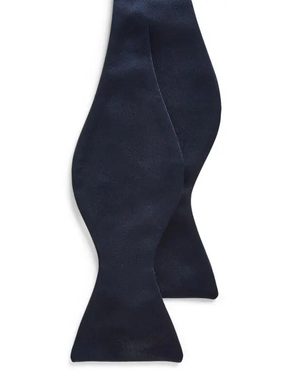 Ralph Lauren Purple Label Satin Bow Tie - Blue