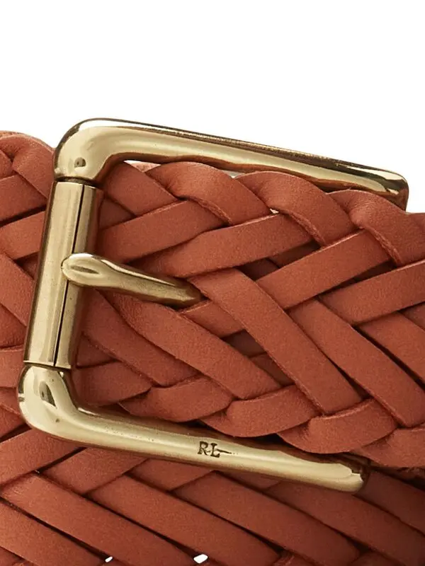 Ralph Lauren Purple Label Leather Belt - Brown