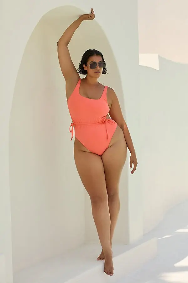 HUTCH Mendes One-piece Swimsuit - Coral
