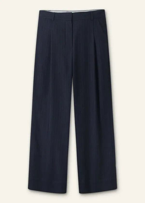 ME+EM Pinstripe Flannel Trousers