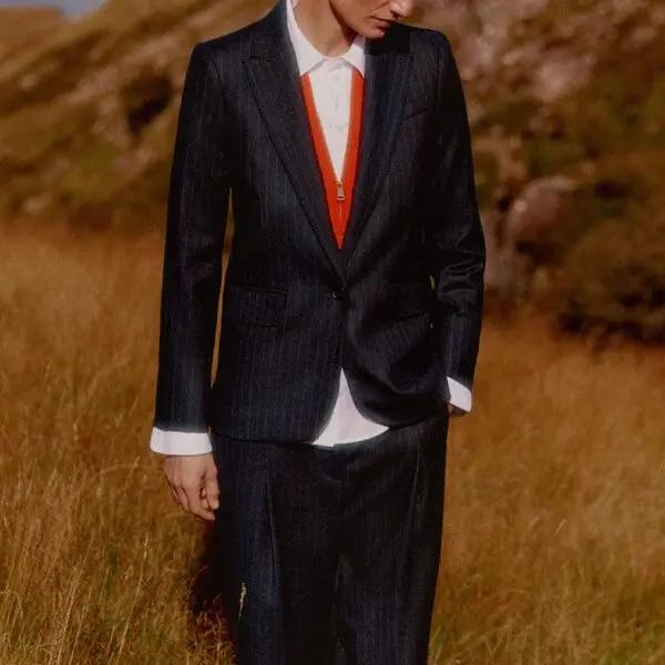 ME+EM Pinstripe Flannel Trousers