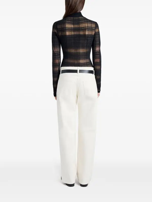 Proenza Schouler White Label Stefanie Top - Black