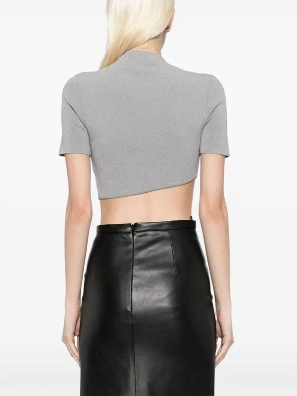 Christopher Esber Maparadita Asymmetric Ribbed Top