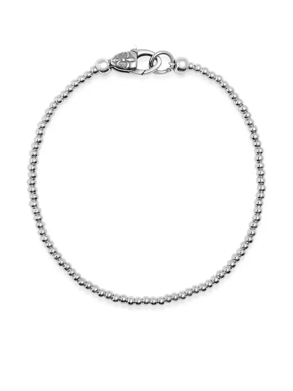 NIALAYA JEWELRY Sterling Beaded Bracelet - Silver