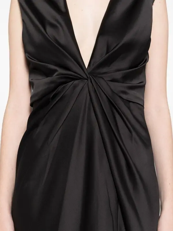 Amsale Fluid Draped Dress