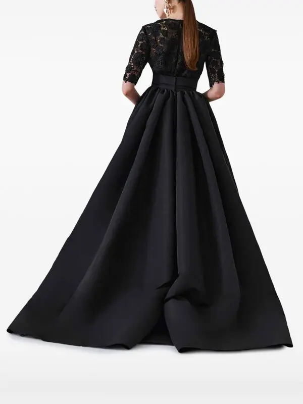 Carolina Herrera Floral Lace Top