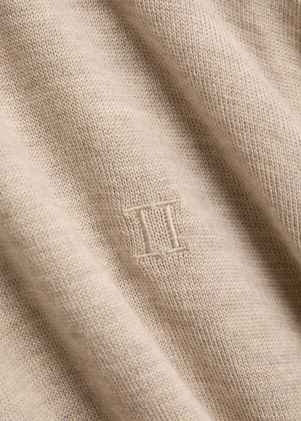 LES DEUX Greyson Logo-embroidered Wool Jumper