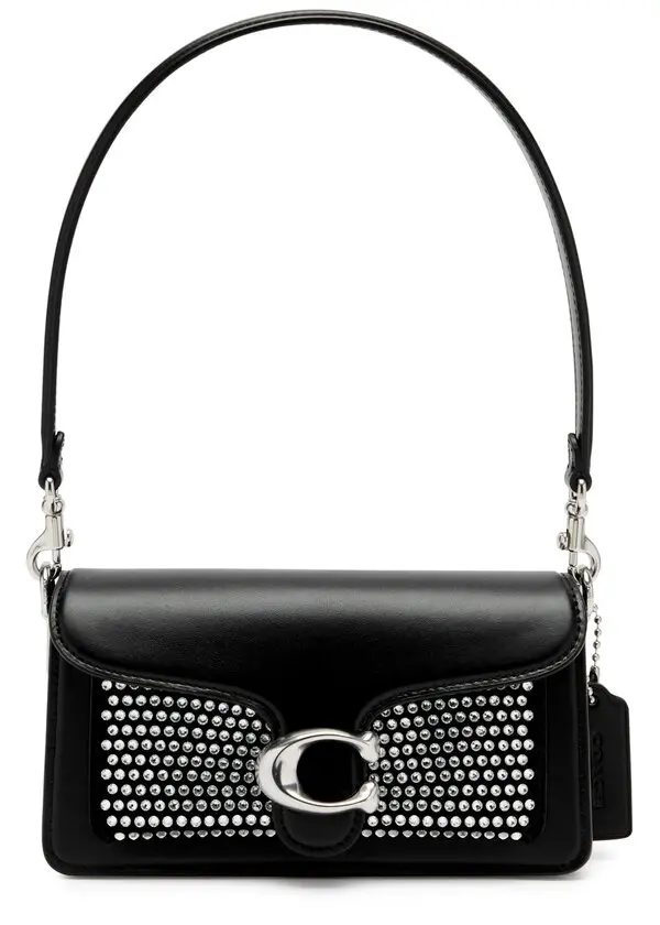 COACH Tabby 20 Crystal-embellished Leather Bag