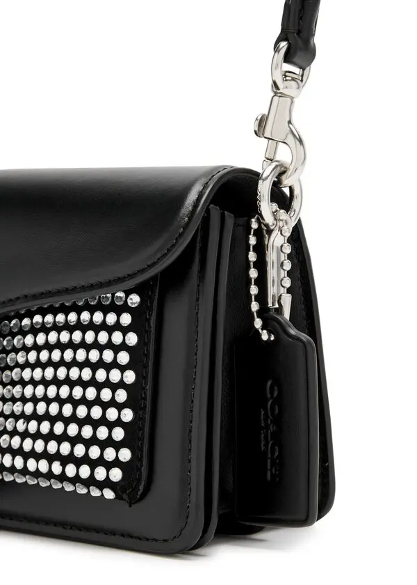 COACH Tabby 20 Crystal-embellished Leather Bag