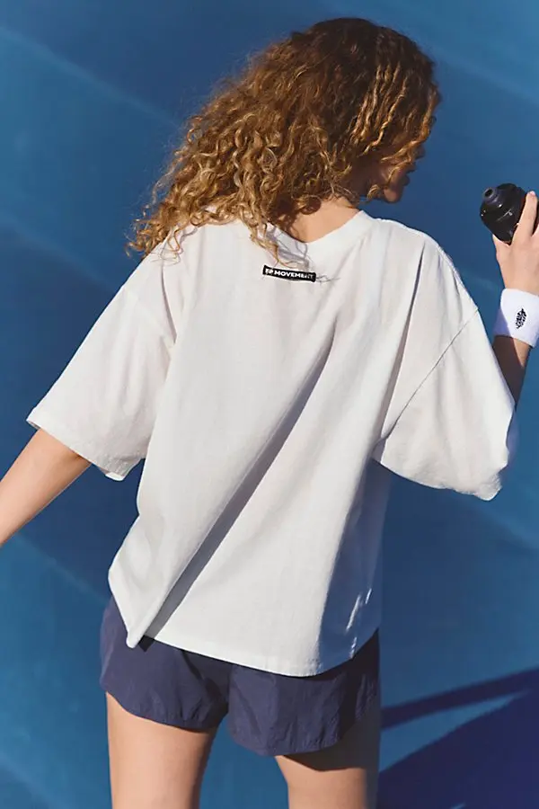 Free People Tackle Tee - White