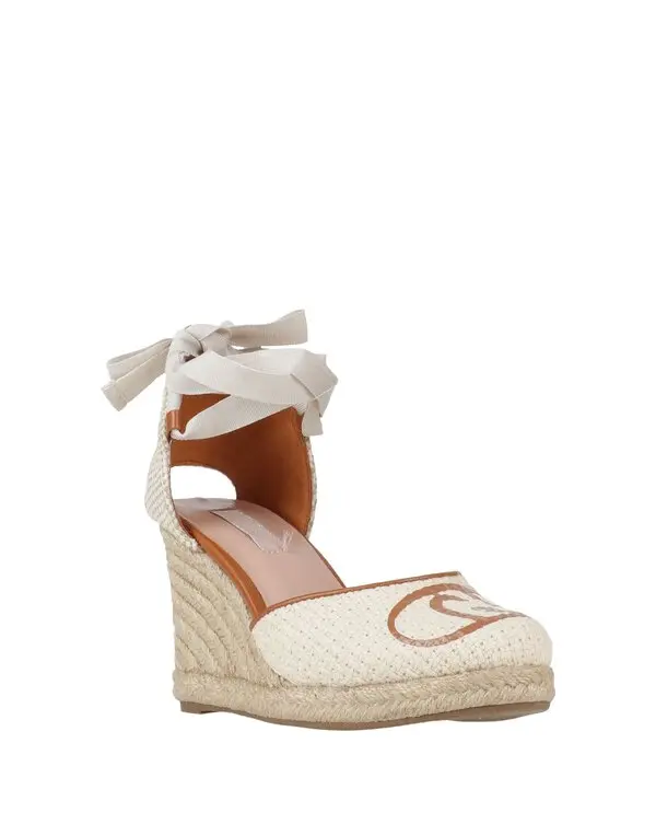 Liu Jo Espadrille Wedge Sandals With Tie Fastening