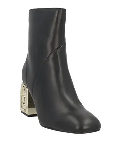 Liu Jo Leather Ankle Boots With Block Heel