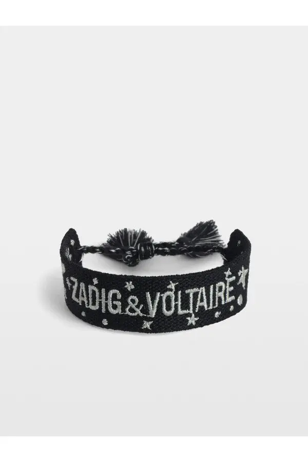 Zadig&Voltaire Woven Bracelet - Black
