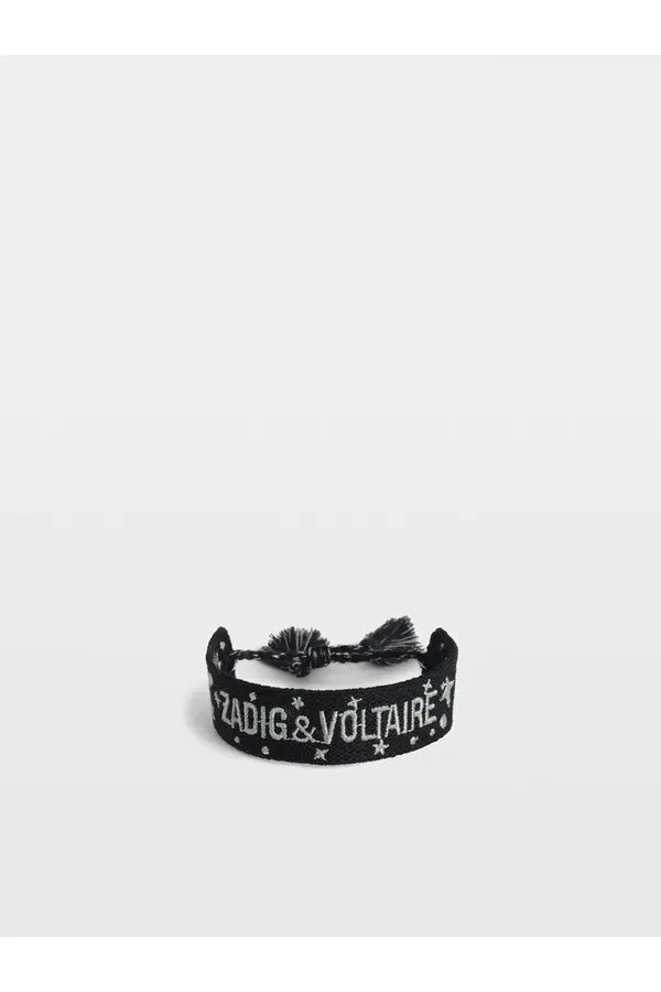 Zadig&Voltaire Woven Power Bracelet - Black