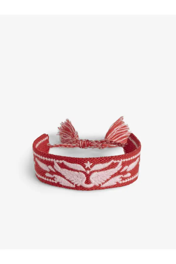 Zadig&Voltaire Woven Bracelet - Red
