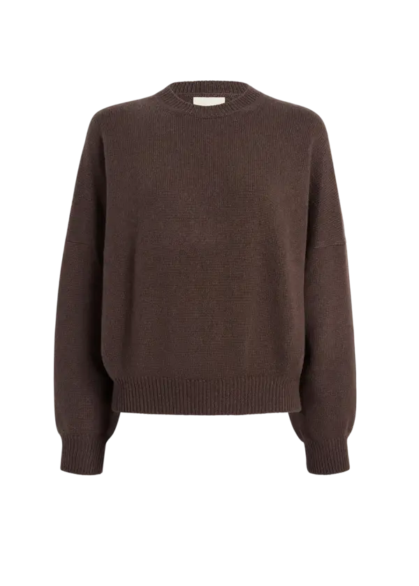 Khaite Margaux Cashmere Pullover - Coffee