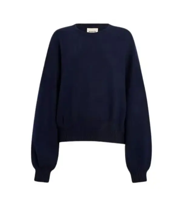 Khaite Margaux Cashmere Pullover - Midnight Navy