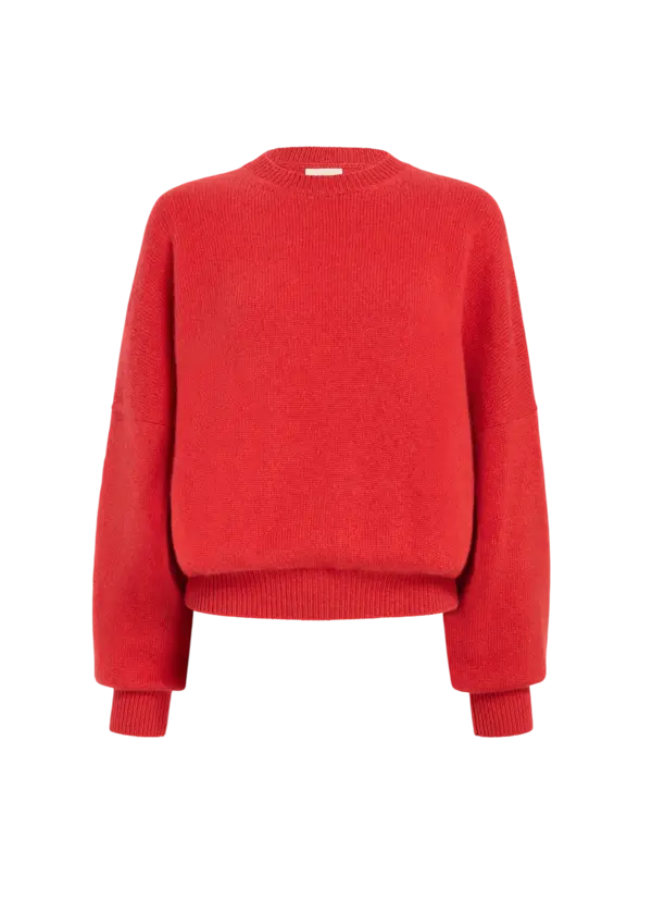 Khaite Margaux Cashmere Pullover - Persimmon