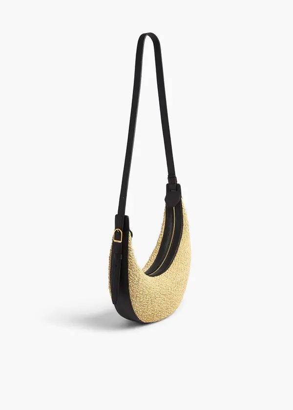 Khaite Small Augustina Crossbody Bag - Black/natural