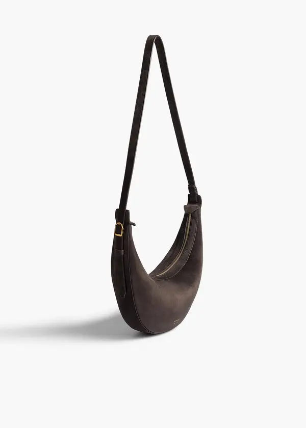 Khaite Small Augustina Crossbody Bag - Dark Brown