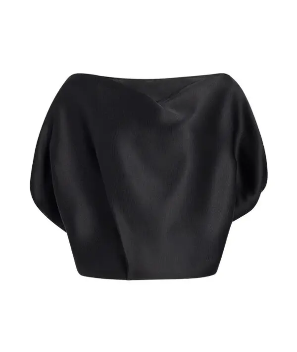 Khaite Niles Boatneck Top - Black